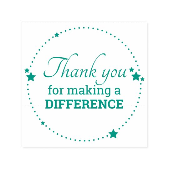 Encouragement Thank You For Making A Difference Self-inking Stamp ...
