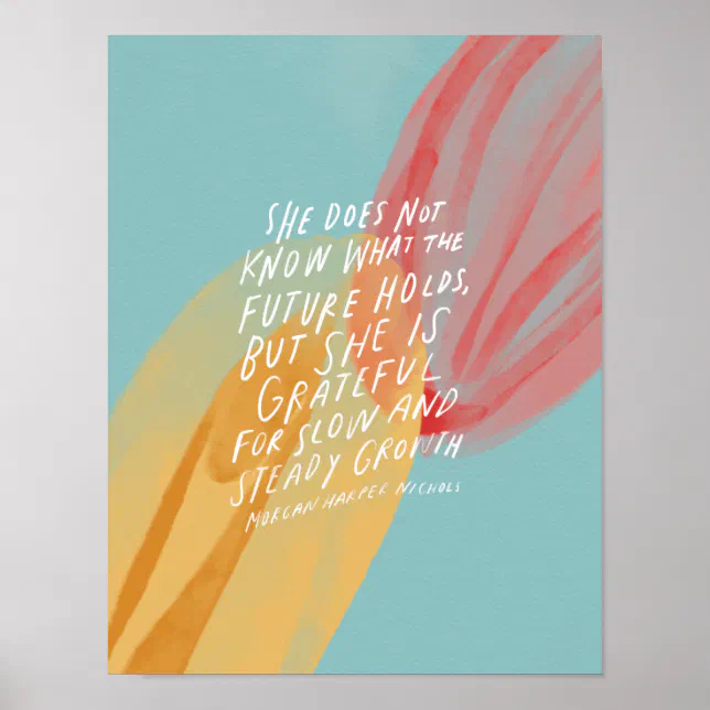 Encouraging Quote Poster | Zazzle