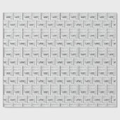 Encouraging Word Collage Wrapping Paper | Zazzle
