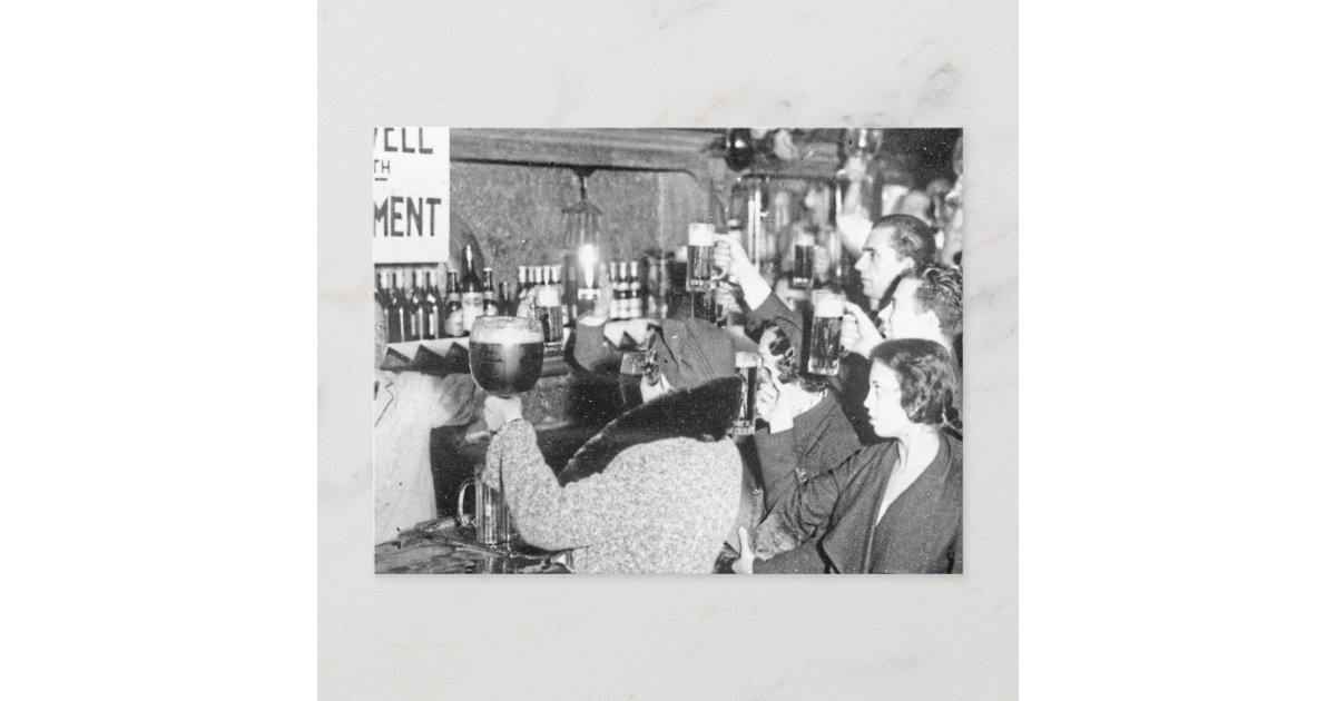 End Of The Prohibition - Farewell 18th Amendment Postcard | Zazzle