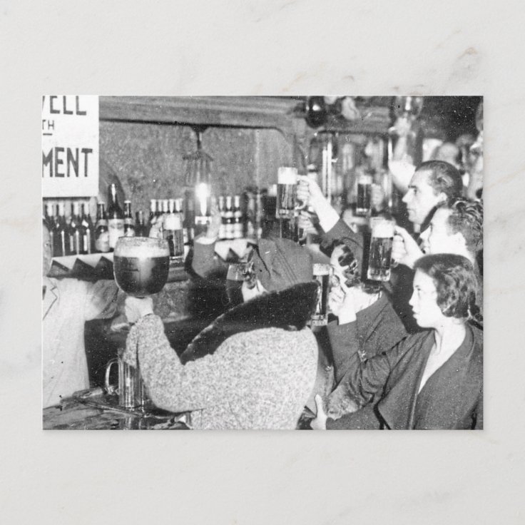 End Of The Prohibition - Farewell 18th Amendment Postcard | Zazzle