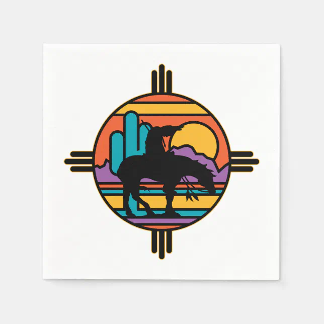 End of the Trail Native American Indian Napkins | Zazzle