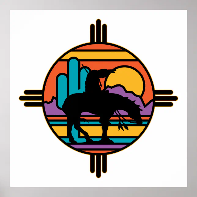 End of the Trail Native American Indian Poster | Zazzle