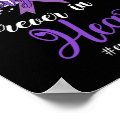 End Overdose Loved One Memorial Overdose Awareness Poster | Zazzle