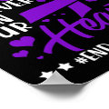 End Overdose Loved One Memorial Overdose Awareness Poster | Zazzle