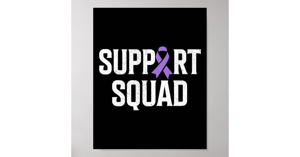 End Overdose Support Squad Overdose Awareness Poster | Zazzle