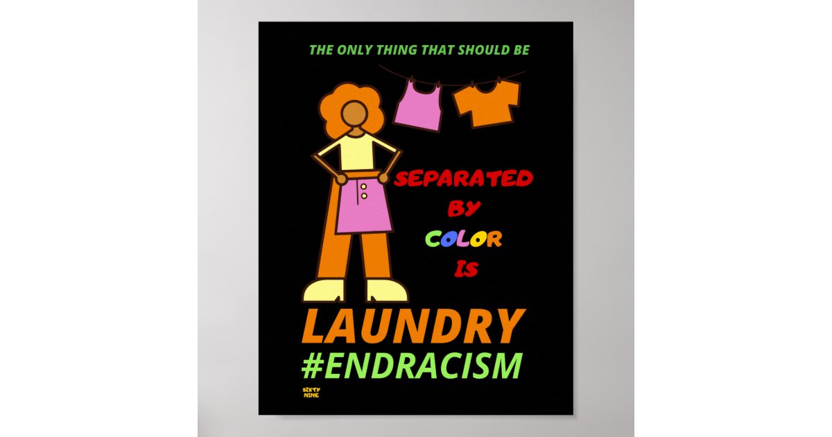 "END RACISM" POSTER | Zazzle