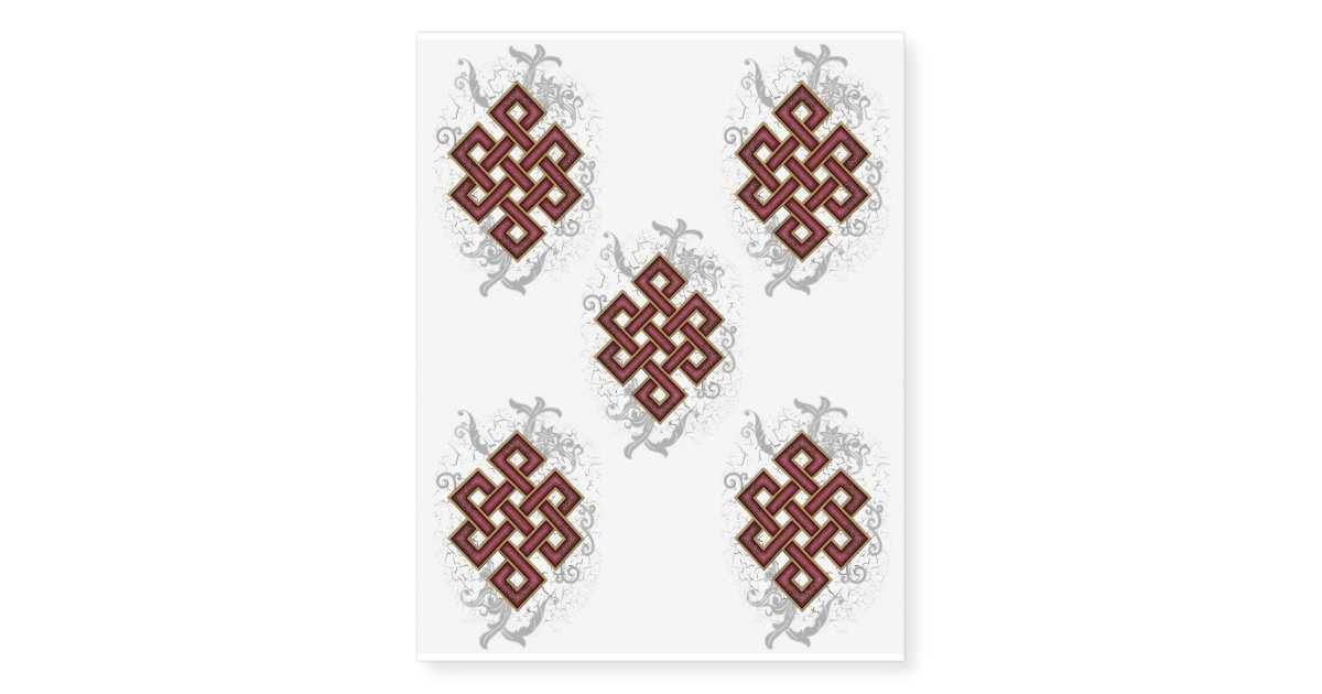 Endless Knot Temporary Tattoos | Zazzle