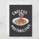Endless Pastabilities Funny Pasta Spaghetti Lover Invitation | Zazzle