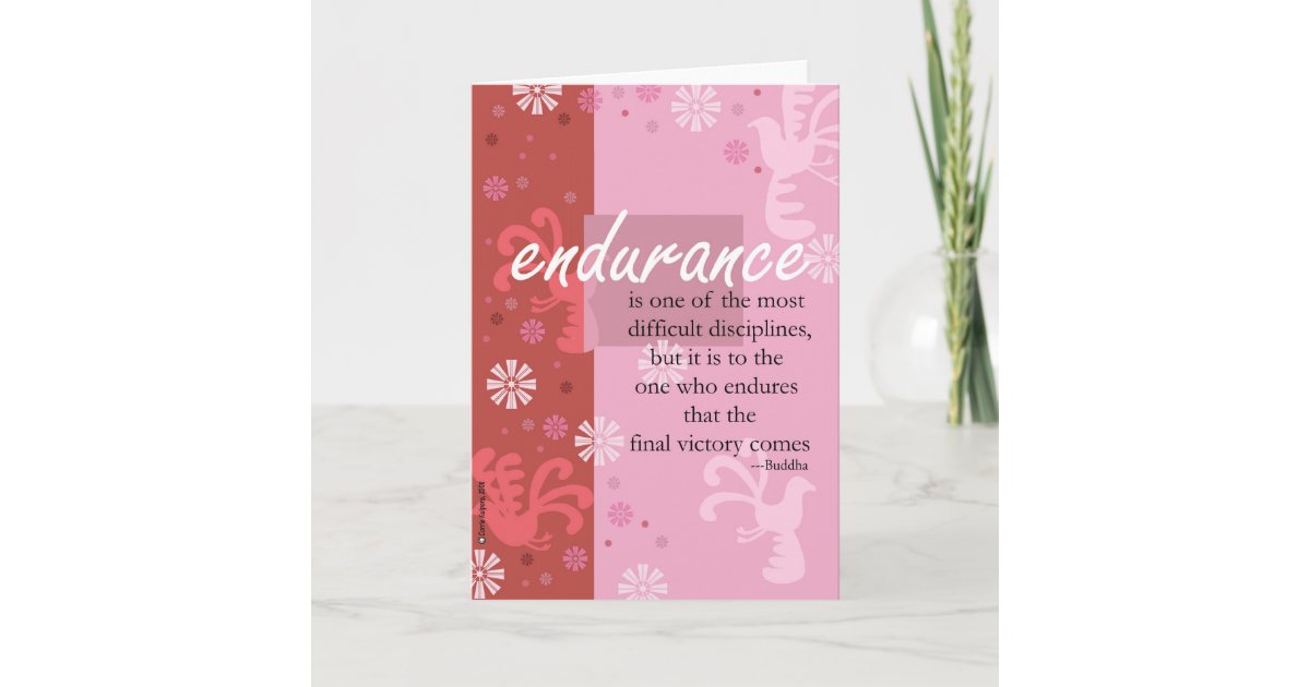 Endurance Card | Zazzle