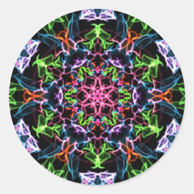 Energy Healing Stickers, Multi Use Tool Classic Round Sticker | Zazzle