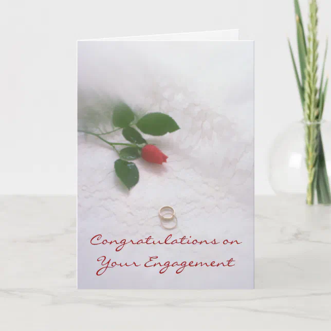 Engagement Card | Zazzle