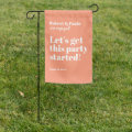 Engagement Celebration Outdoor Flag | Zazzle