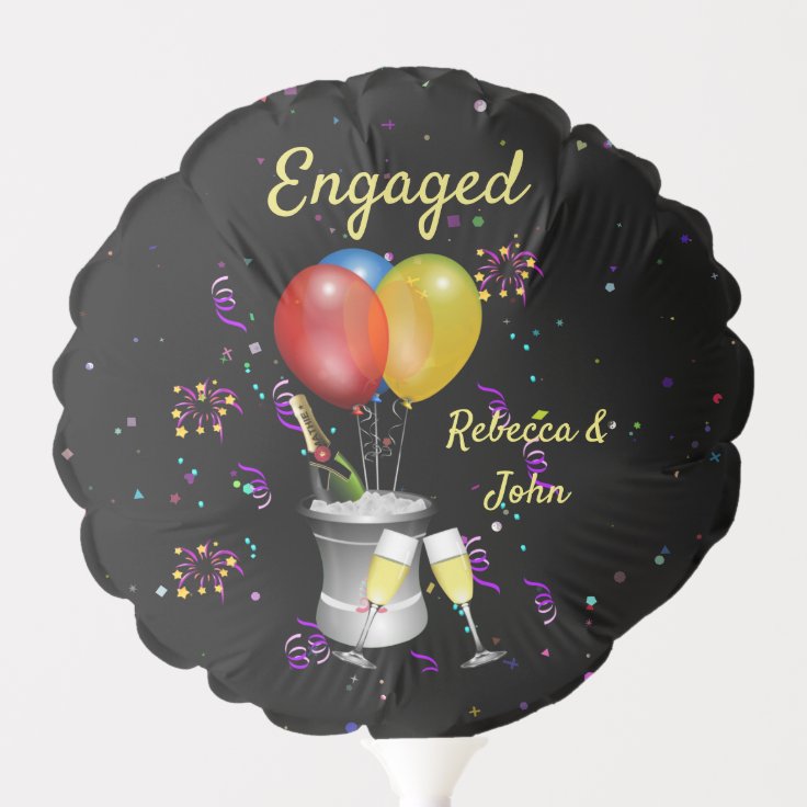 Engagement Congratulations Balloon | Zazzle