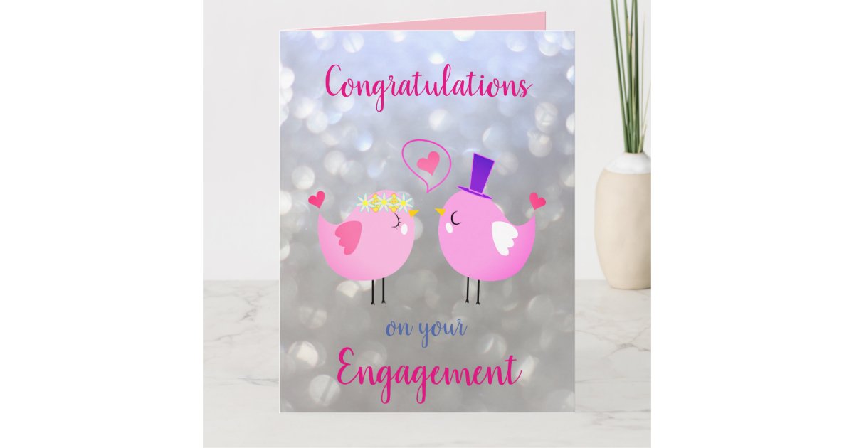 Engagement design card | Zazzle