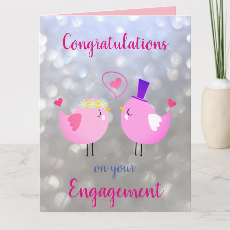 Engagement design card | Zazzle