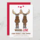 Engagement Party Moose Cute QR Code Facebook Invitation | Zazzle