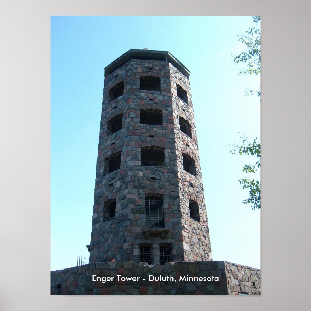 Enger Tower - Duluth, Minnesota Poster | Zazzle