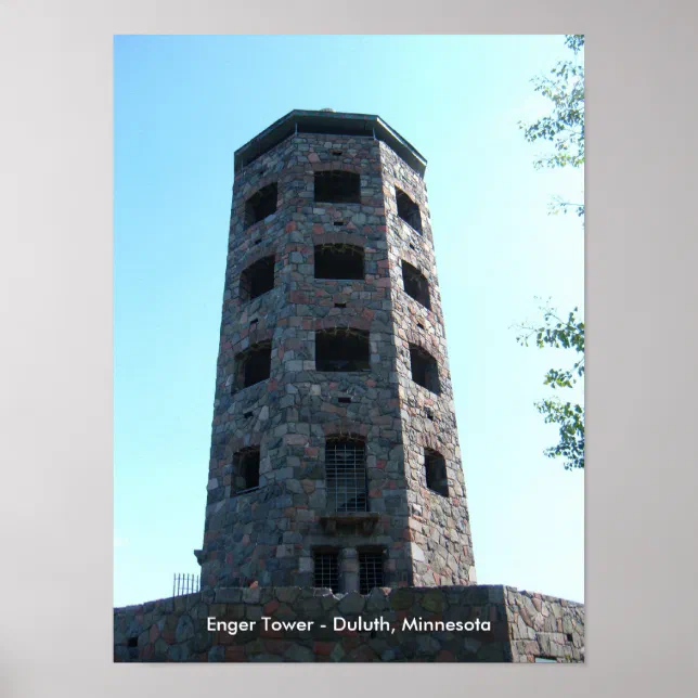Enger Tower - Duluth, Minnesota Poster | Zazzle