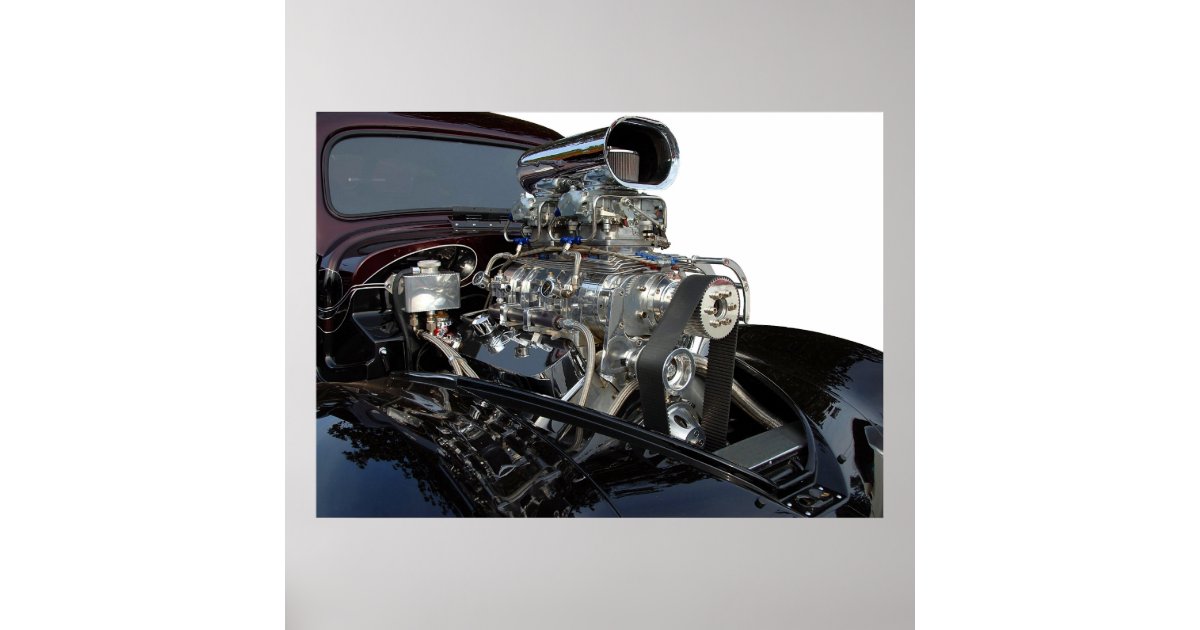 Engine Power Poster | Zazzle