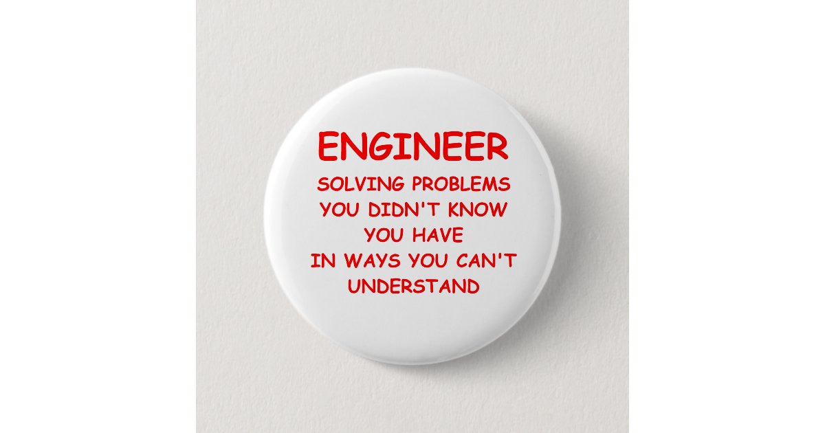 ENGINEER BUTTON | Zazzle.com