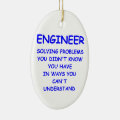 engineer engineering ceramic ornament | Zazzle