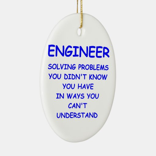 engineer engineering ceramic ornament | Zazzle
