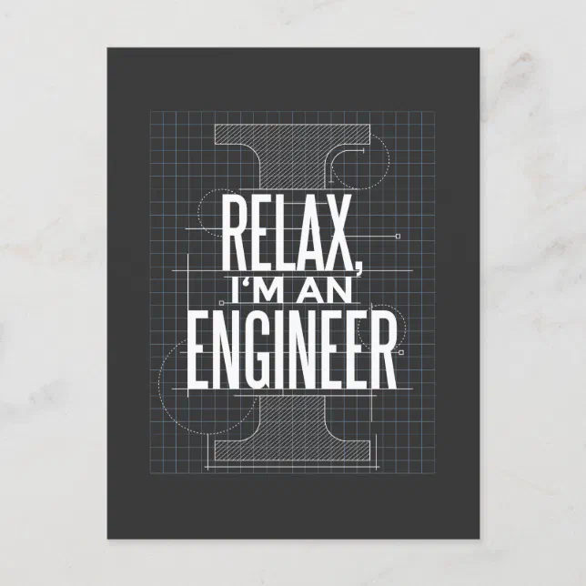 Engineer Funny Quote Invitation Postcard | Zazzle