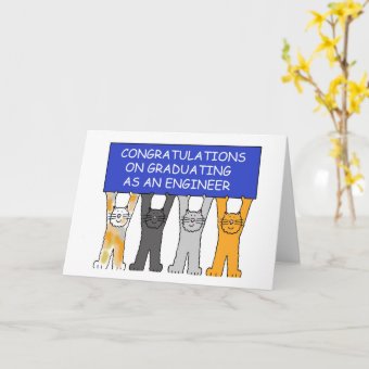 Engineer Graduate Congratulations Card | Zazzle