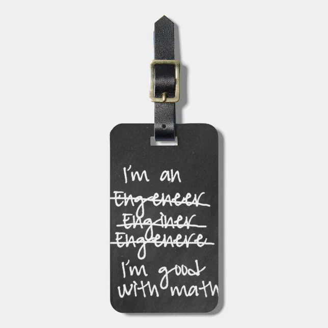 Engineer Luggage Tag | Zazzle