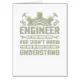Engineer Problem Solver Engineering Career Card | Zazzle