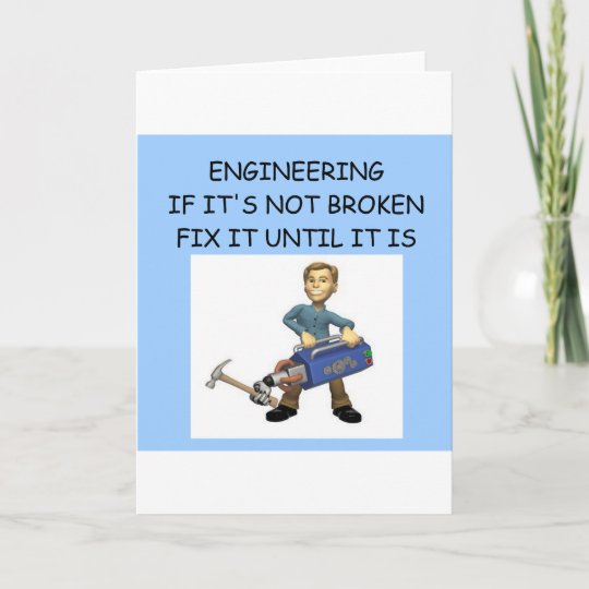 ENGINEERING CARD | Zazzle.com