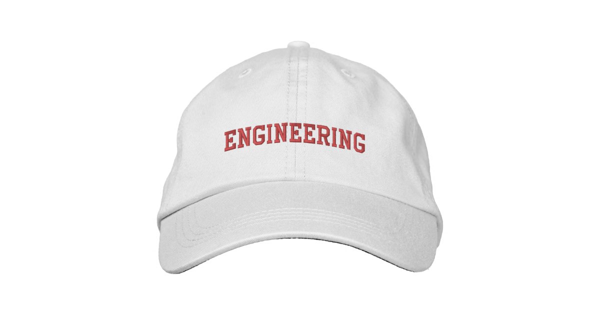 ENGINEERING Embroidered Hat | Zazzle
