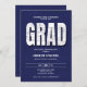 Engineering Graduation Engineer Blue White Party Invitation | Zazzle