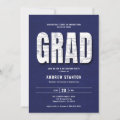 Engineering Graduation Engineer Blue White Party Invitation | Zazzle