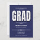 Engineering Graduation Engineer Blue White Party Invitation | Zazzle