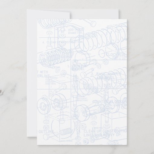 Engineering Graduation Engineer Grad Modern Draft Invitation | Zazzle