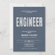 Engineering Graduation Engineer Steel White Party Invitation | Zazzle
