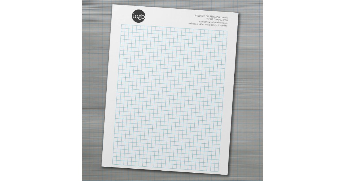Engineering Graph Pad Calcpad with Company Logo | Zazzle