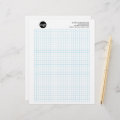 Engineering Graph Pad Calcpad with Company Logo Letterhead | Zazzle