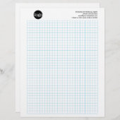 Engineering Graph Pad Calcpad with Company Logo Letterhead | Zazzle