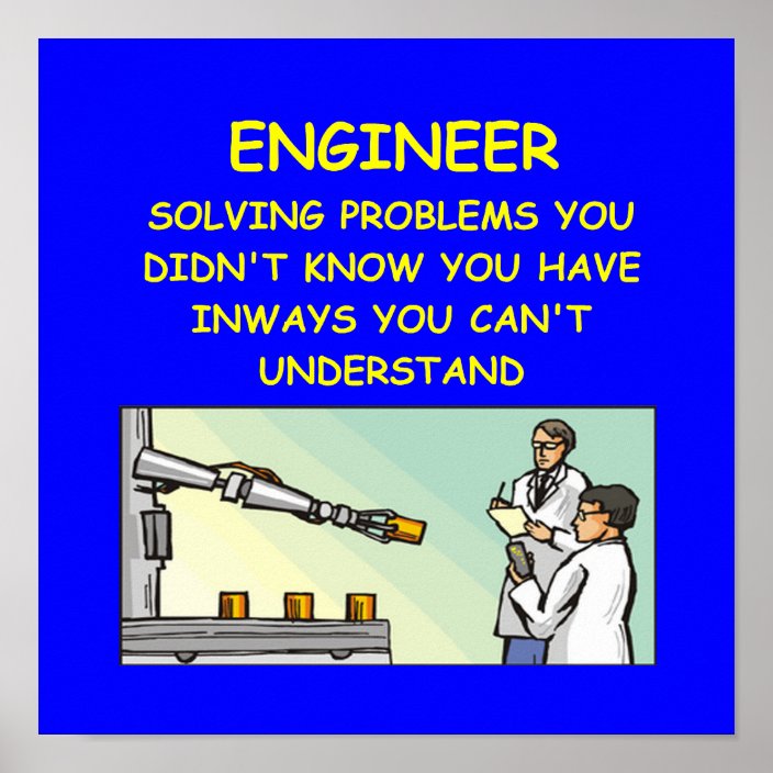 engineering joke poster | Zazzle.com