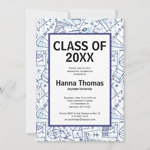 Engineering Mathematics Graduation Invitation | Zazzle