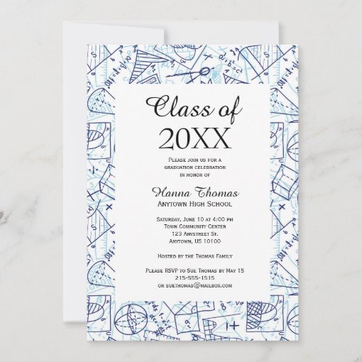 Engineering Mathematics Graduation Invitation | Zazzle