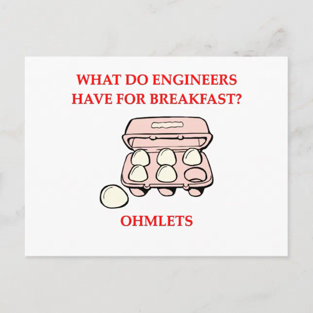 engineering postcard | Zazzle