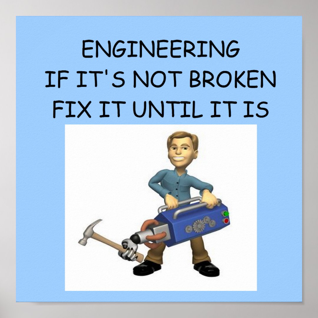 ENGINEERING POSTER | Zazzle