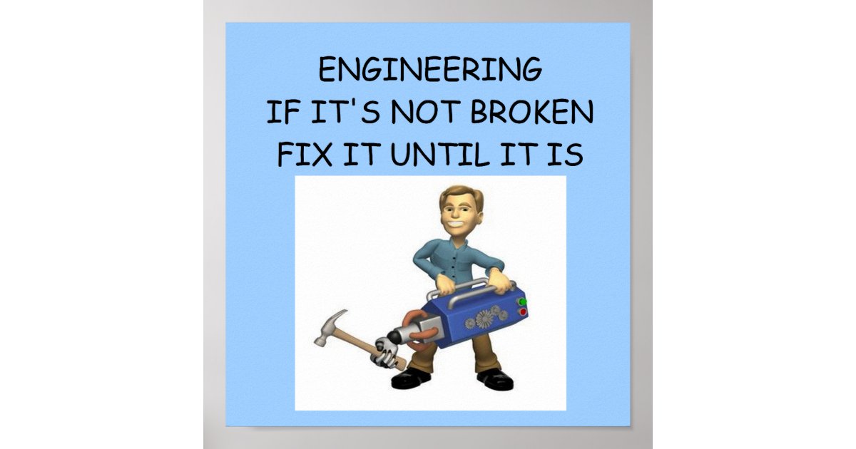 ENGINEERING POSTER | Zazzle