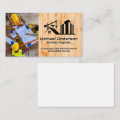 Engineers Planning Build | Construction Business Card | Zazzle