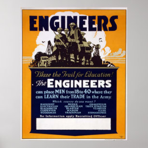 Army Engineer Posters & Photo Prints | Zazzle