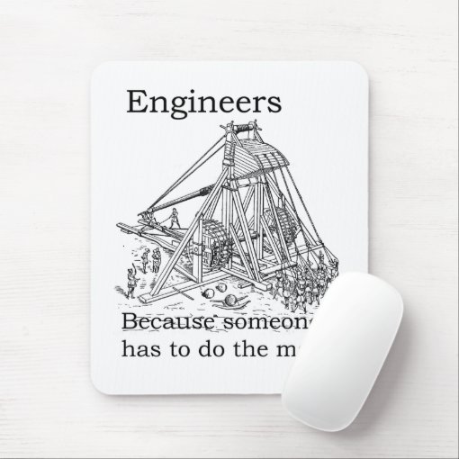 Engineers Trebuchet Mouse Pad | Zazzle